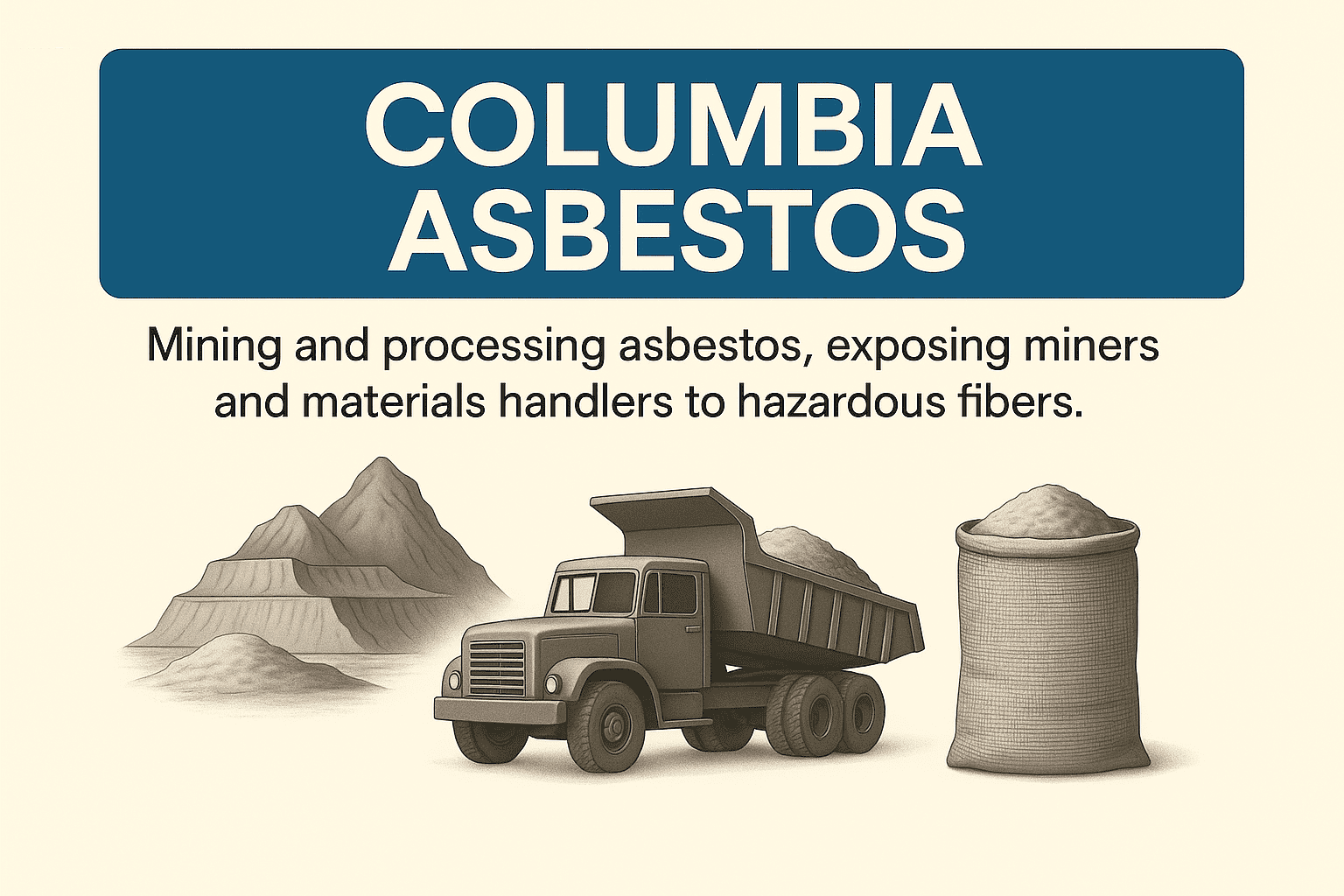 Columbia Asbestos Mining Asbestos Exposure | Risks & Legal