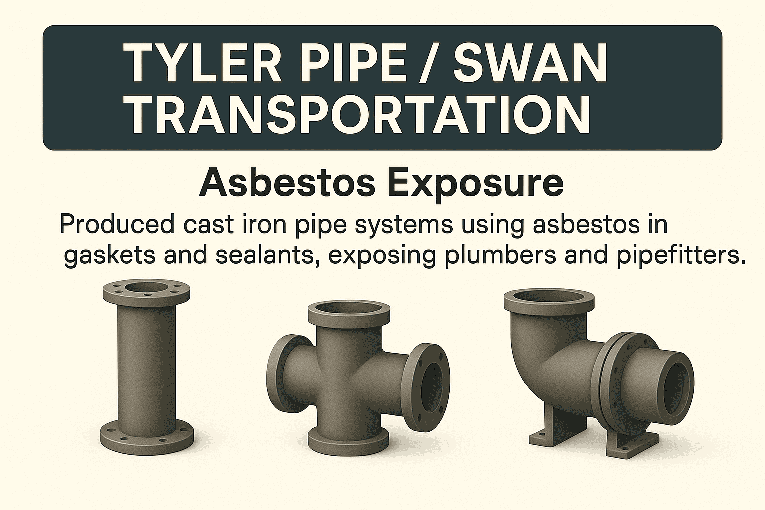 Tyler Pipe / Swan Transportation Asbestos Exposure | Risks & Legal Options