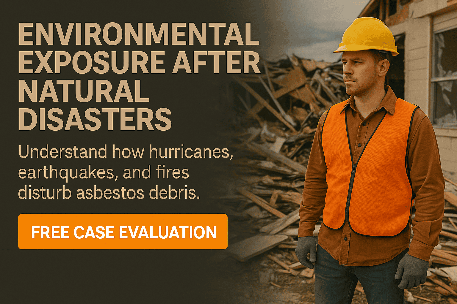 Environmental Asbestos Exposure After Natural Disasters | Cleanup Risks