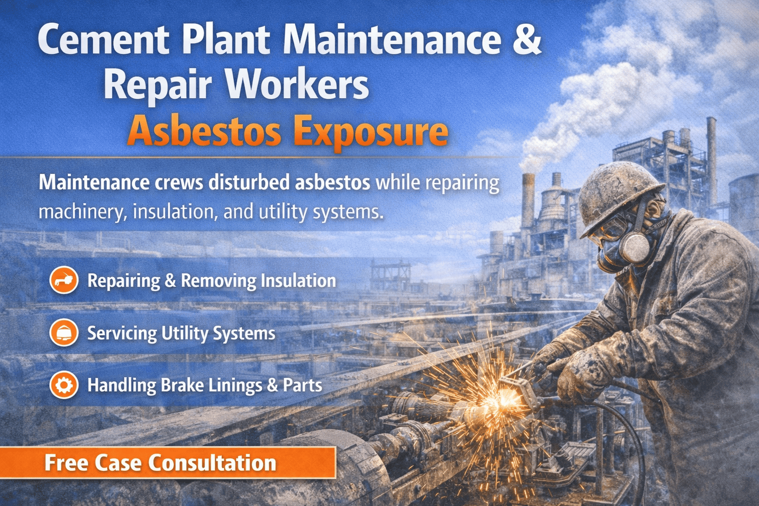 Cement Plant Maintenance Workers Asbestos Exposure | Repair Hazards