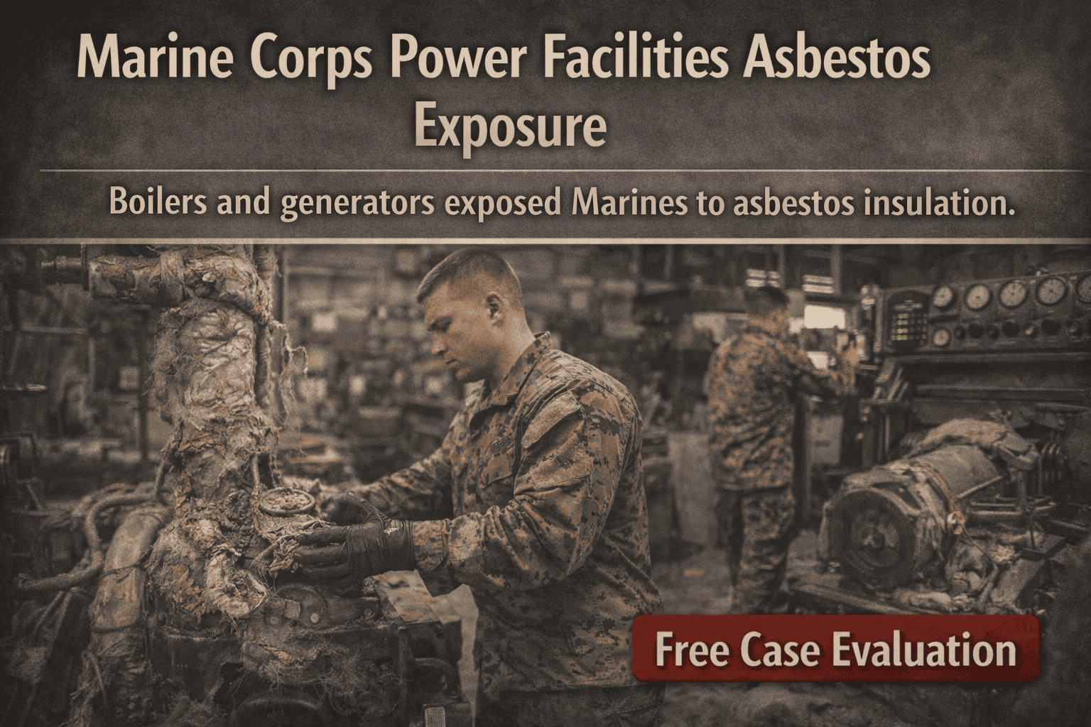 Marine Corps Power Facilities Asbestos Exposure - Mesothelioma Lawsuit