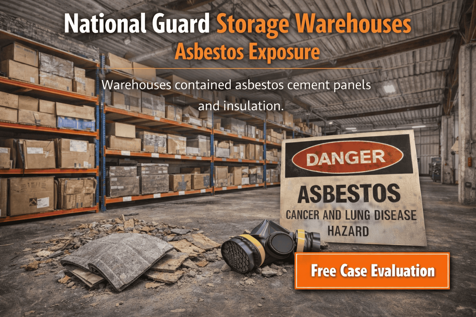 National Guard Storage Warehouses Asbestos Exposure