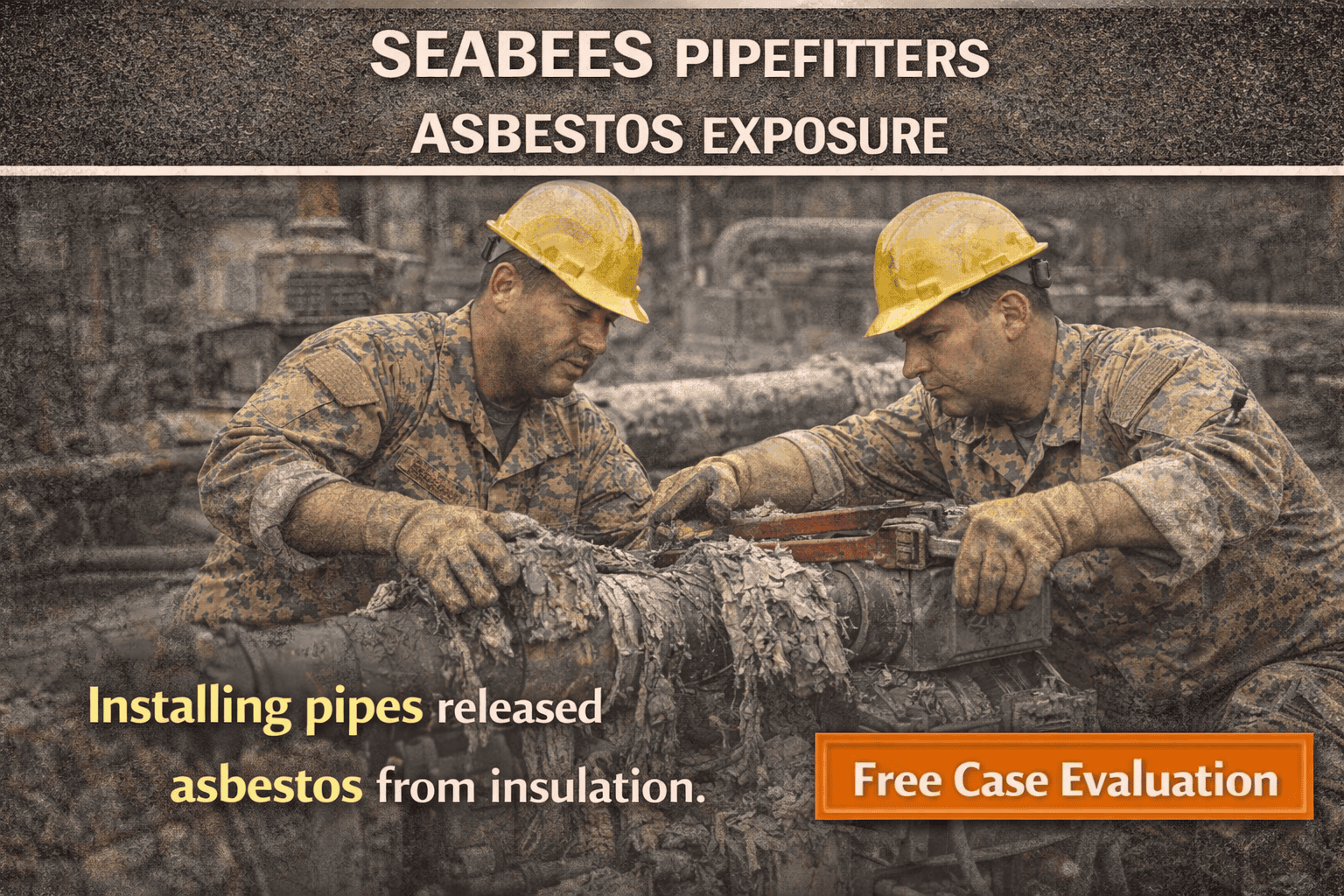 Seabees Pipefitters Asbestos Exposure - Mesothelioma