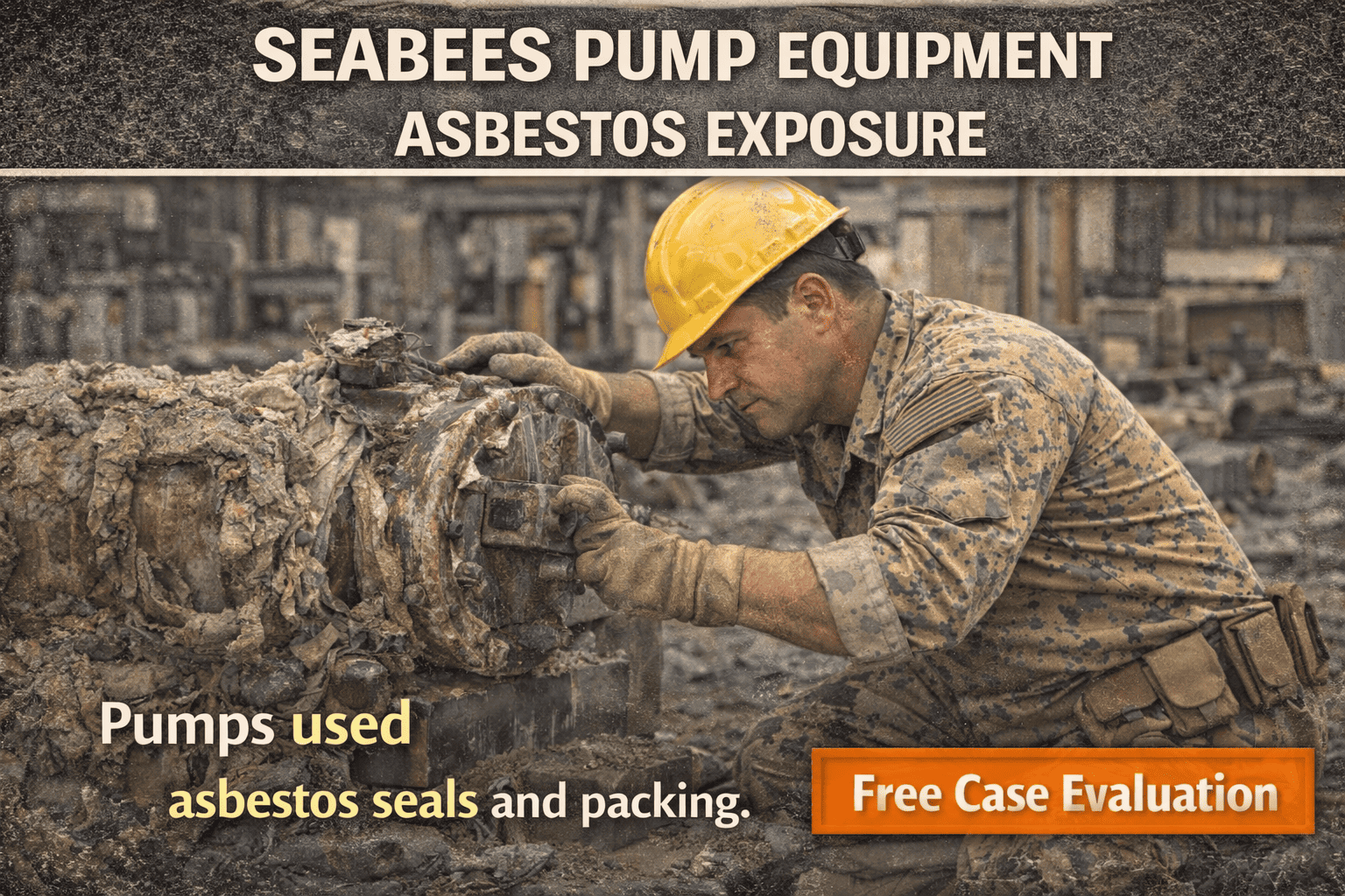 Seabees Pump Equipment Asbestos Exposure