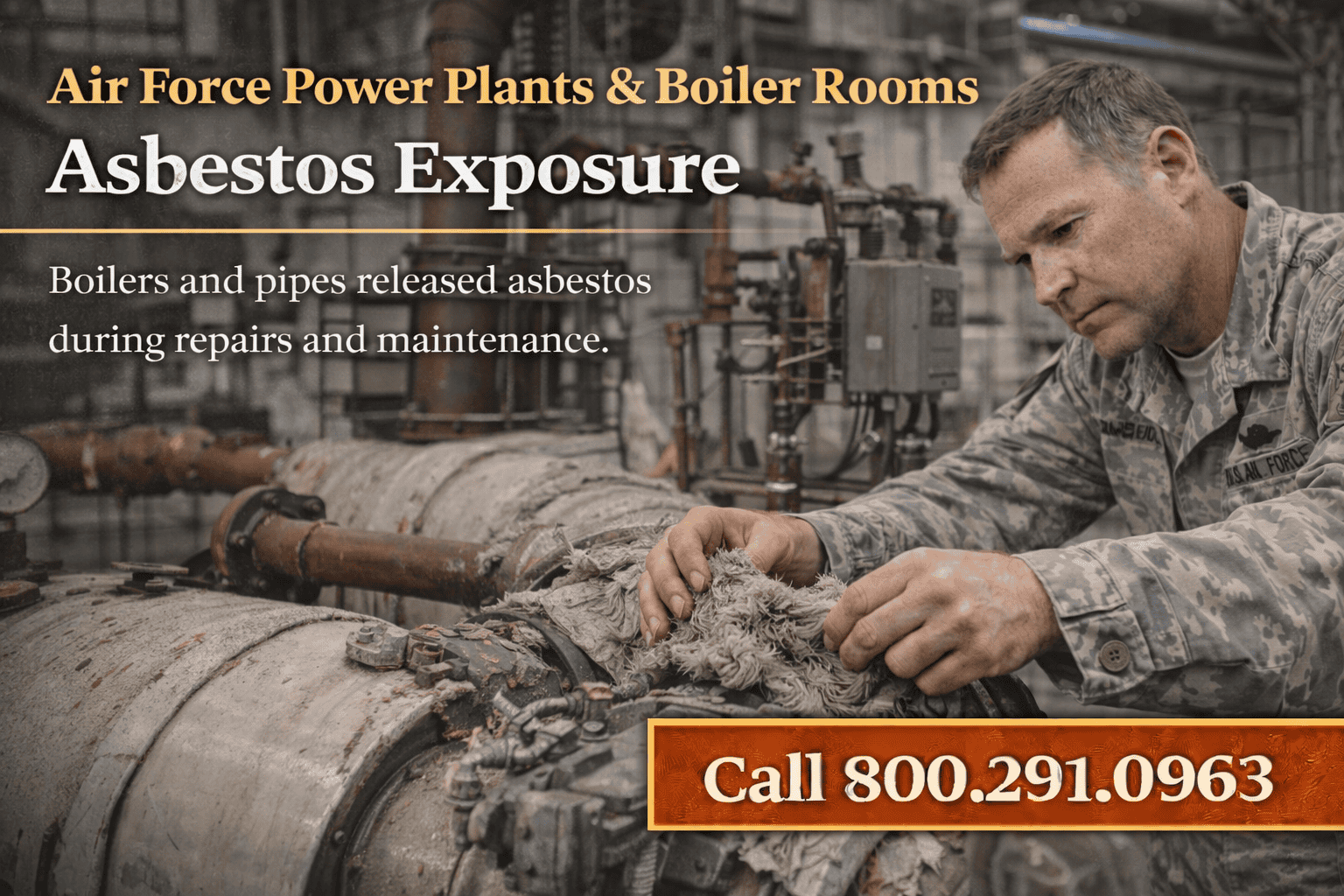Air Force Power Plants & Boiler Rooms Asbestos Exposure | Veteran Claims