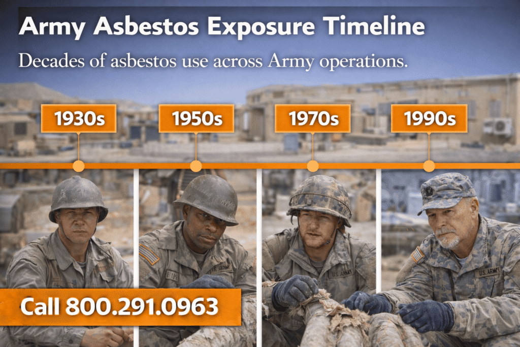 Army Asbestos Exposure Timeline | When & Where Exposure Occurred