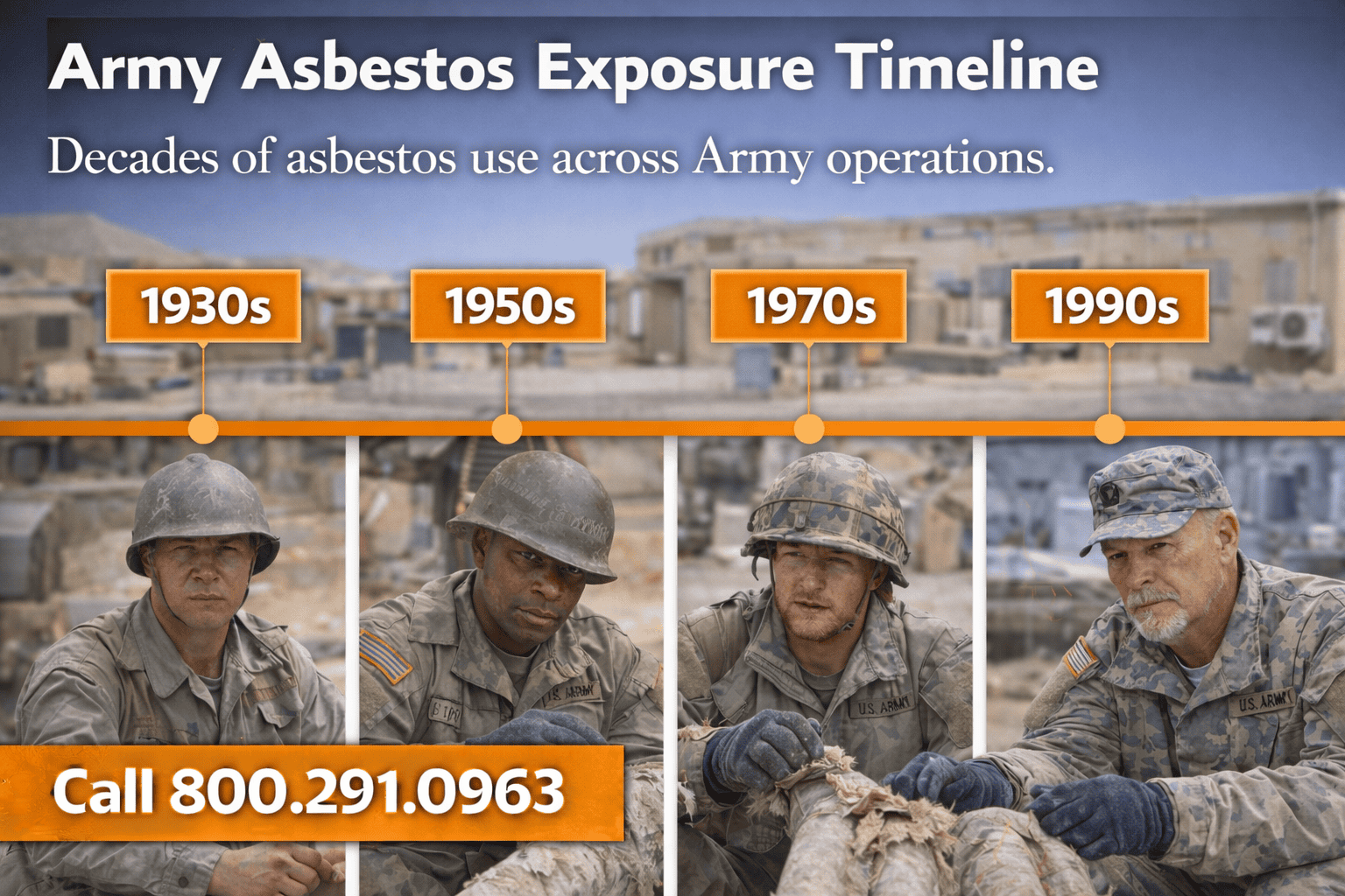 Army Asbestos Exposure Timeline | When & Where Exposure Occurred