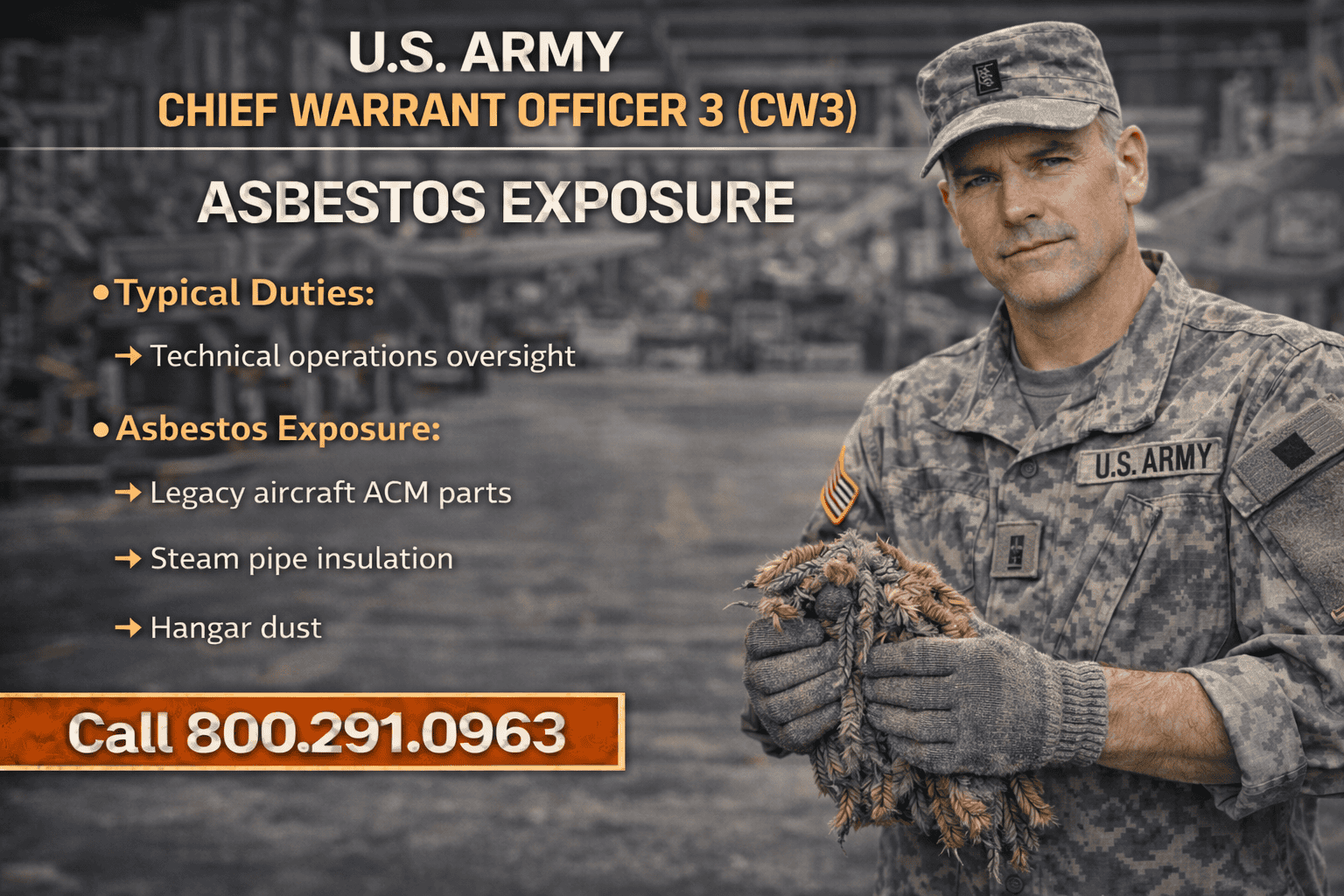 CW3 Air Force Chief Warrant Officer 3 Asbestos Exposure | Systems ...
