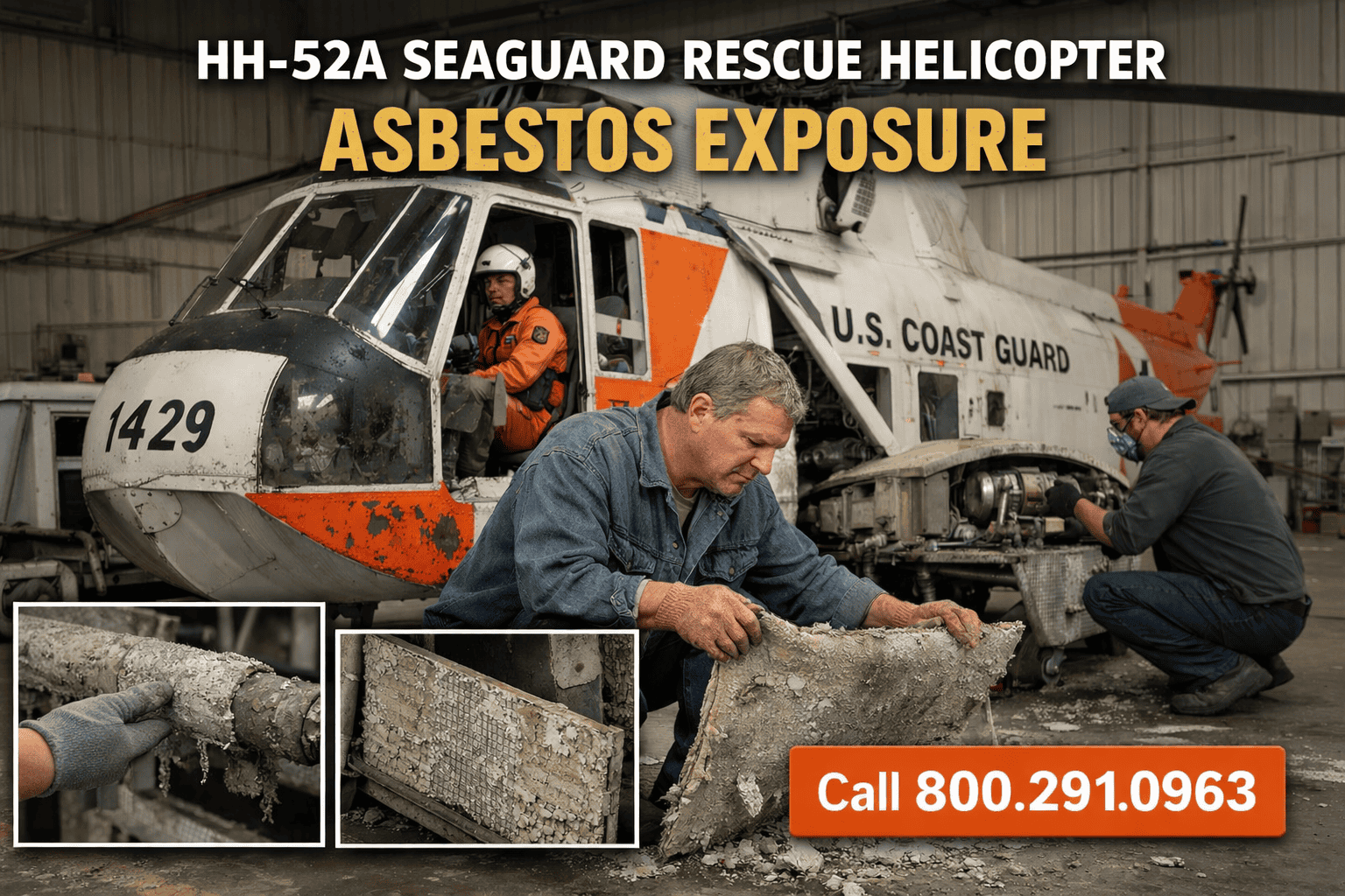 HH‑52A Seaguard Rescue Helicopter Asbestos Exposure | Mesothelioma ...