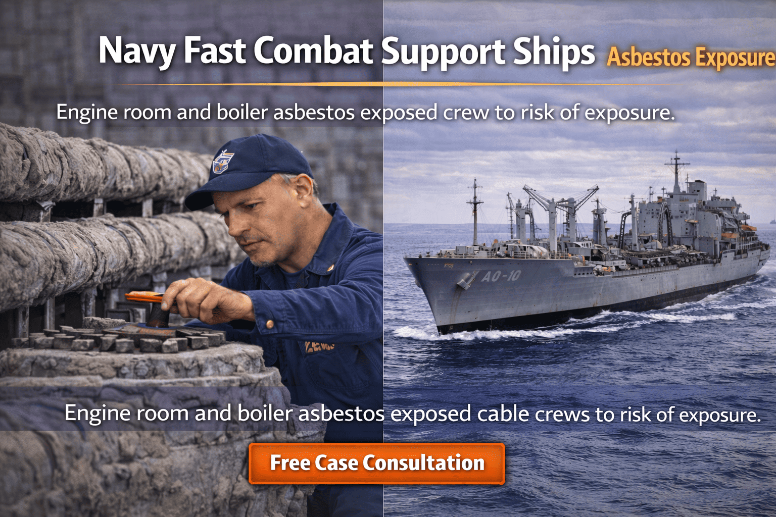 Navy Fast Combat Ships Asbestos Exposure | Mesothelioma Lawsuits & Risks