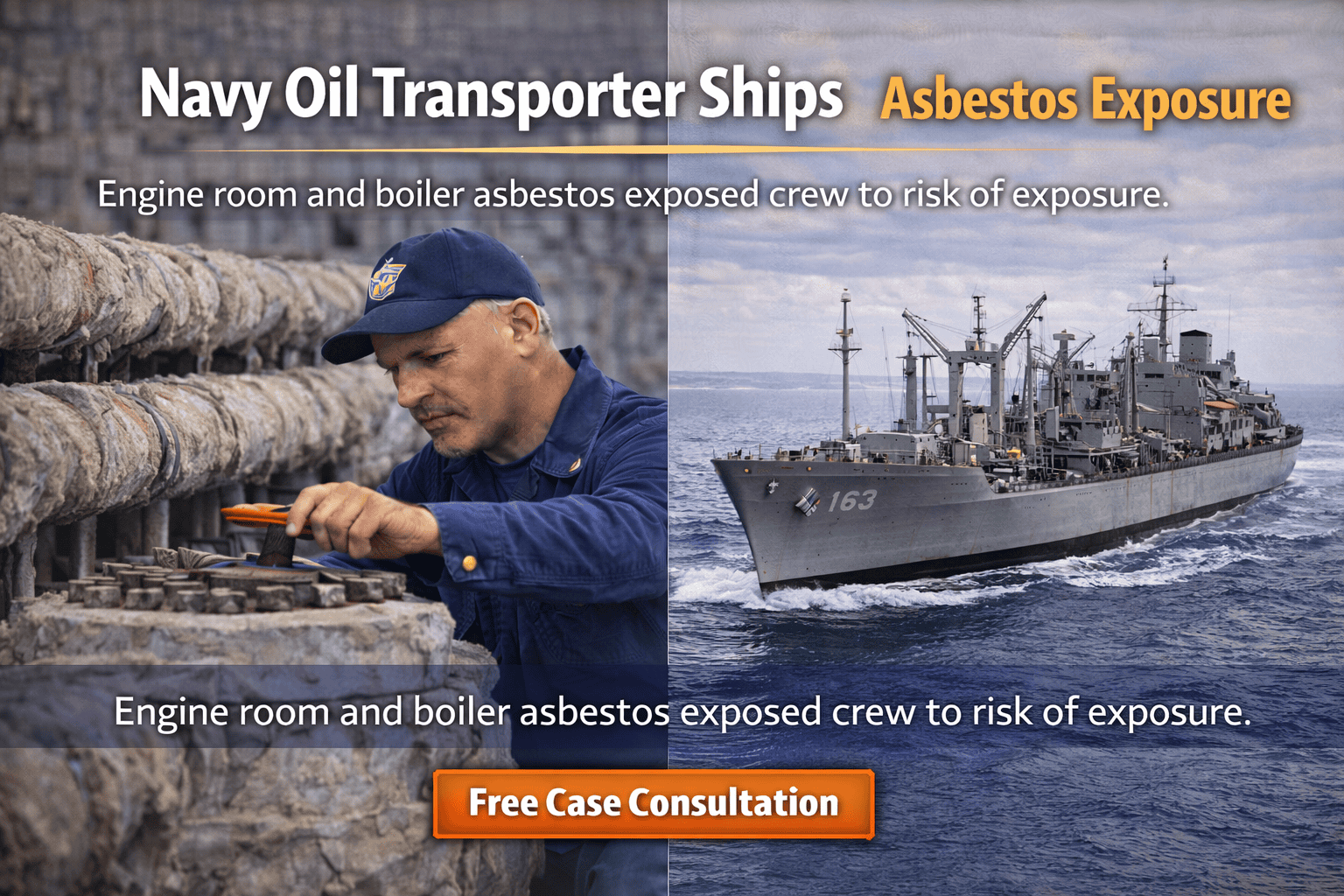 Navy Oil Transporter Ships Asbestos Exposure | Mesothelioma Lawsuits ...
