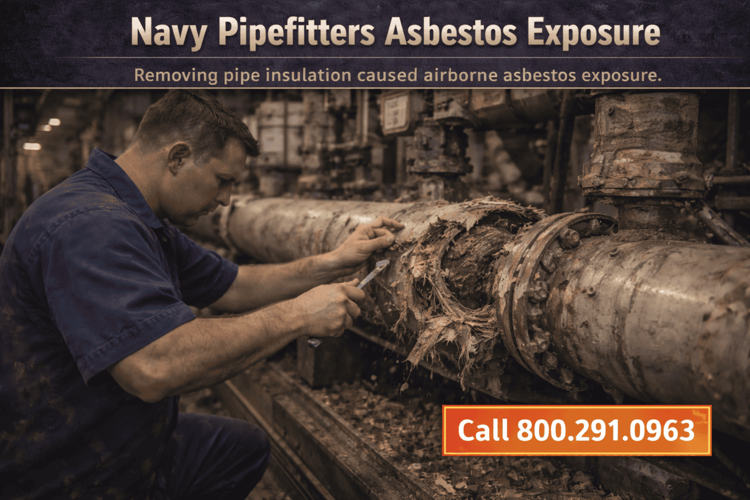 Navy Pipefitters Asbestos Exposure | Health Risks & Claims