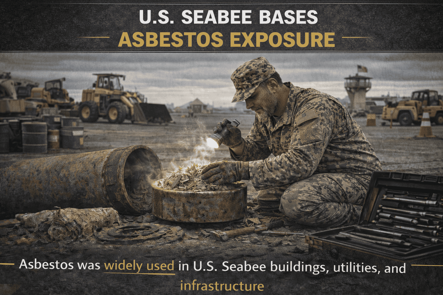Seabees Military Bases Asbestos Exposure - Mesothelioma