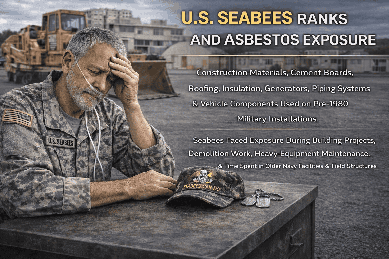 U.S. Seabees Ranks Asbestos Exposure | Navy Construction Risk by Rank